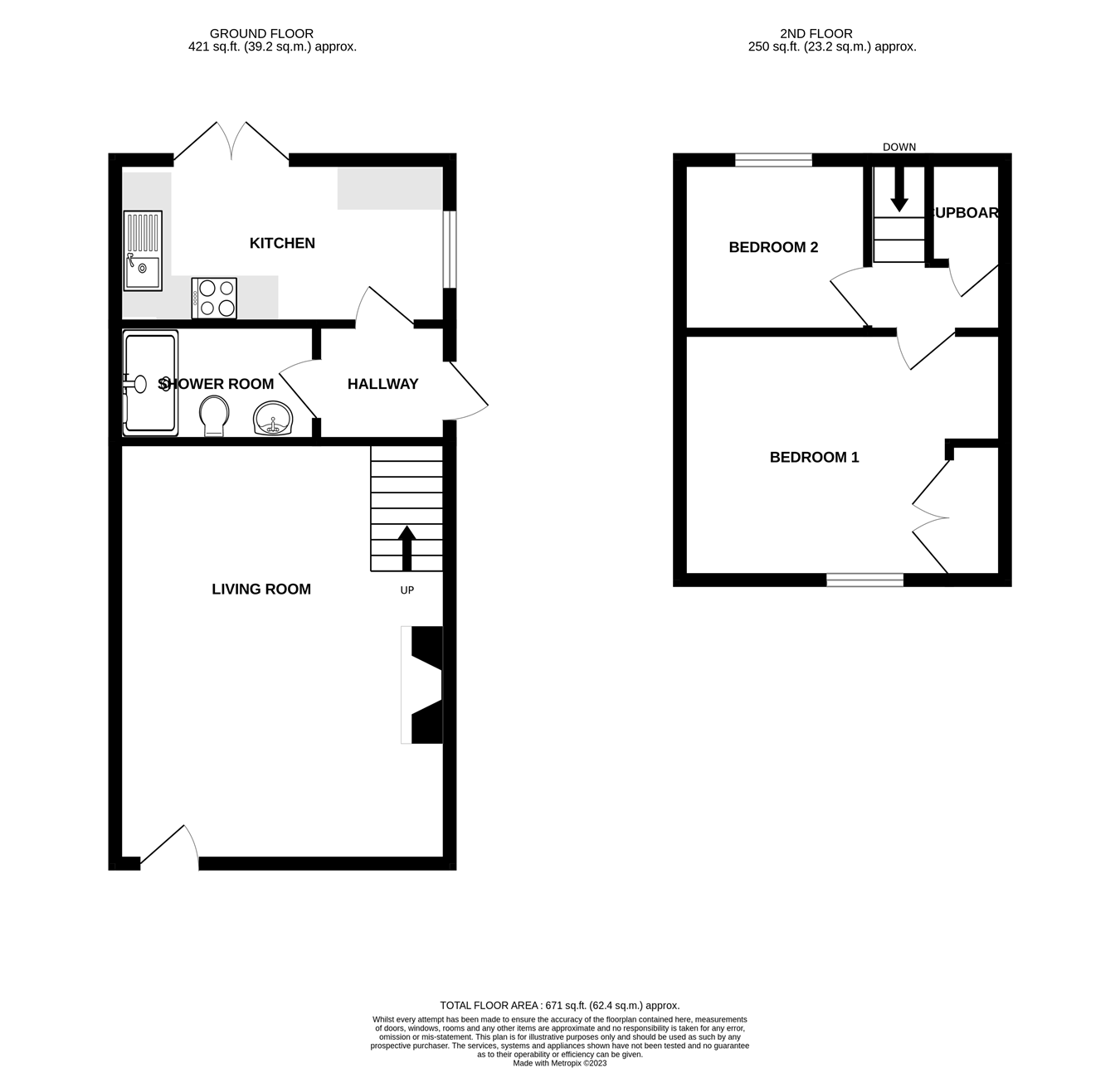 2 Bedroom End Of Terrace House For Sale In Brecon