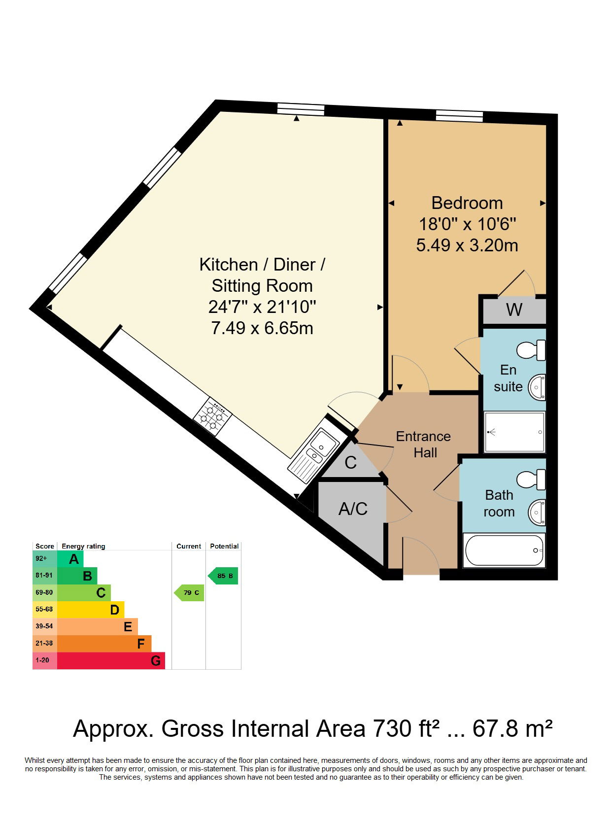 1 bedroom Apartment for sale in Tunbridge Wells